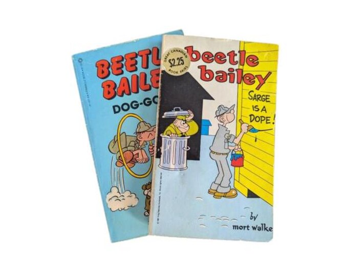 Vintage Beetle Bailey Books - Etsy