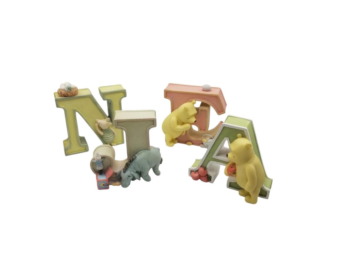Winnie the Pooh Alphabet Letters - Etsy