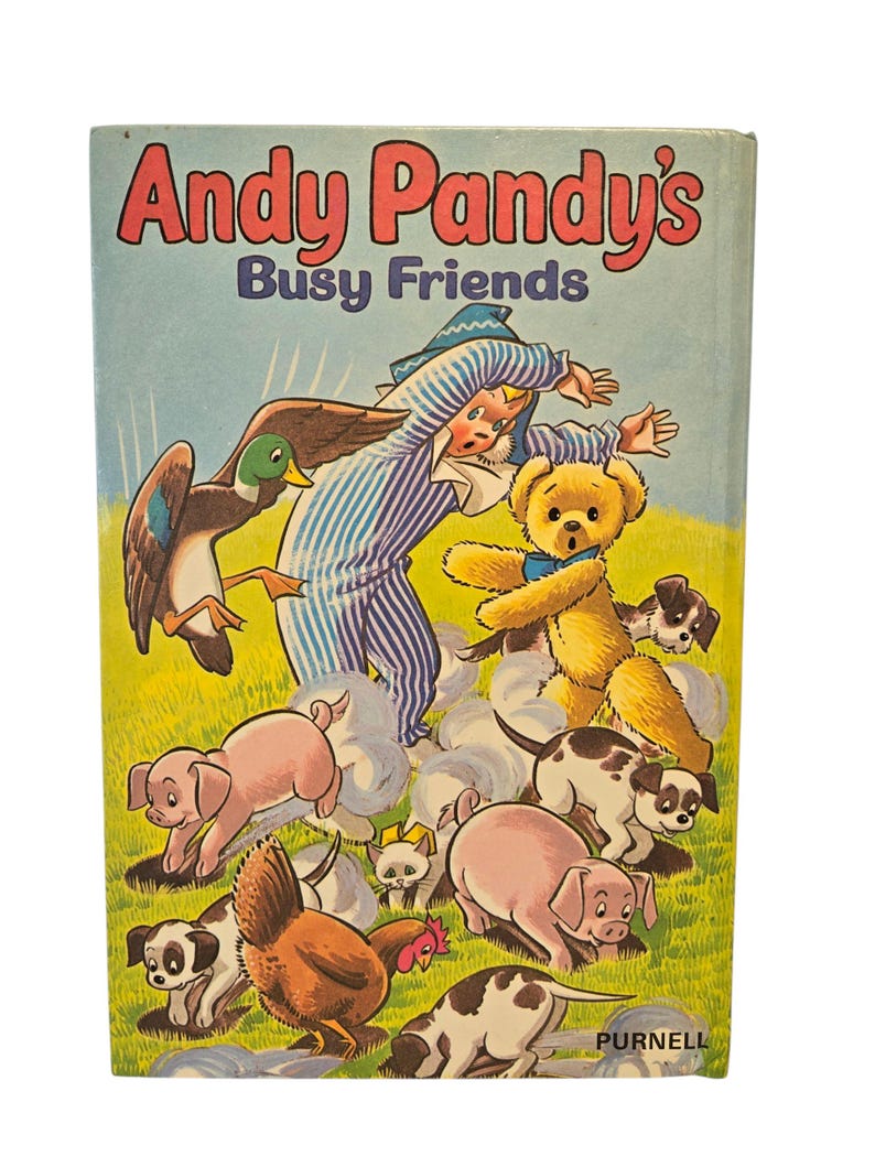 Vintage 1974 Andy Pandy's Busy Friends - Hardcover - Etsy