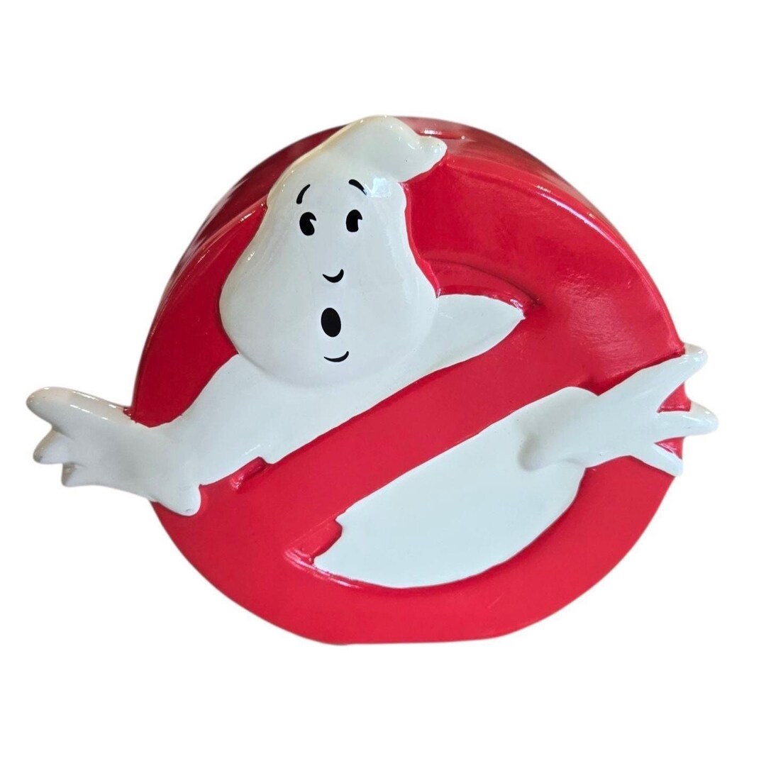Ghostbusters Logo Ceramic Coin Piggy Bank – 7" Tall With Original ...