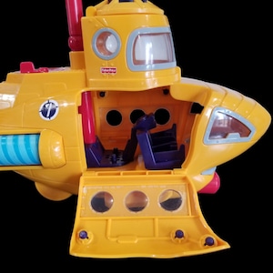 Fisher Price Imaginext Deep Sea Yellow Submarine - Etsy