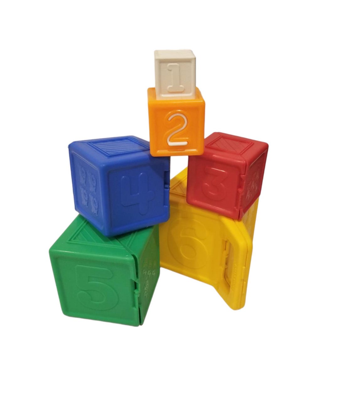 Vintage 1980's Fisher Price Counting / Stacking Nesting Blocks #2322 - Etsy