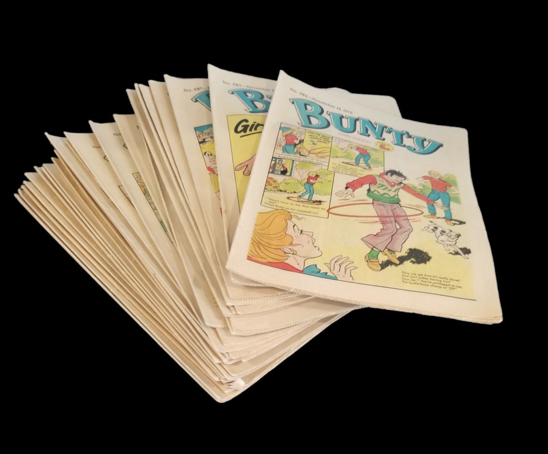 Bunty Paper Comics Weekly Issues 1970's Vintage Books - Etsy