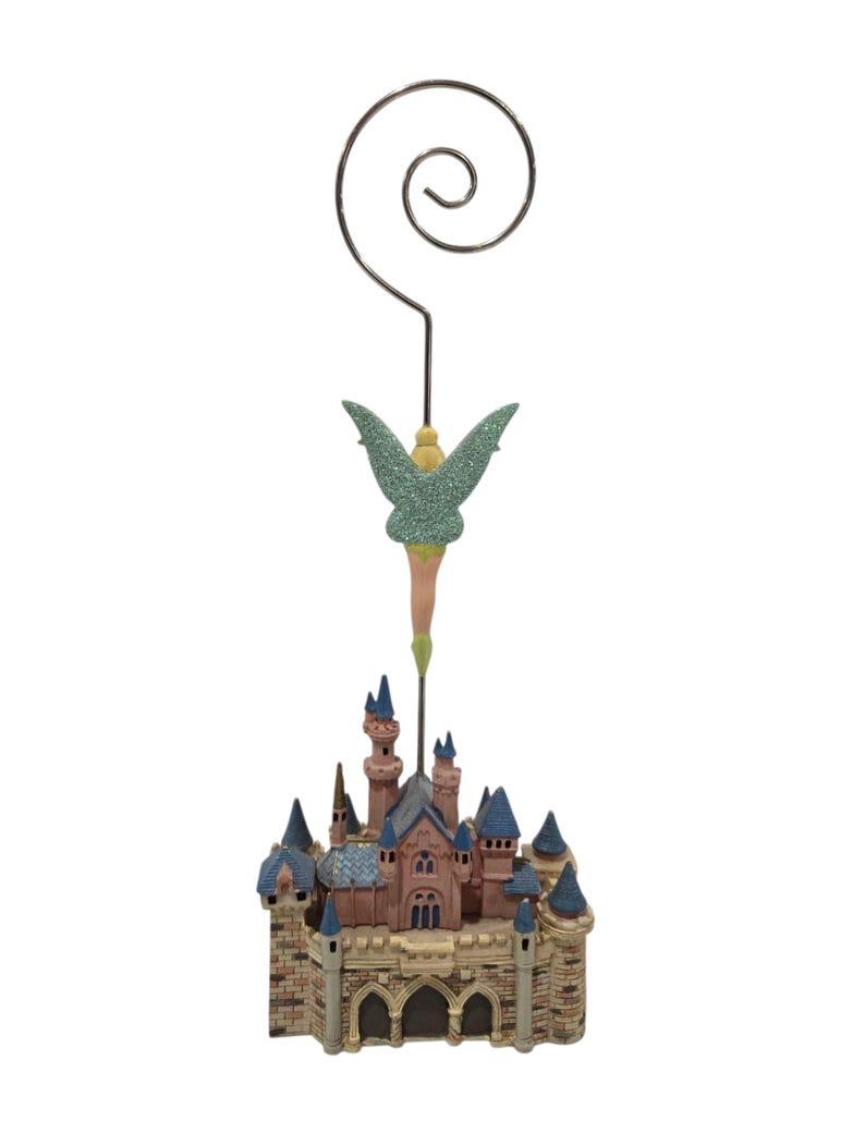 Disney Tinkerbell on Cinderella Castle Letter or Photo Holder – 7 ...
