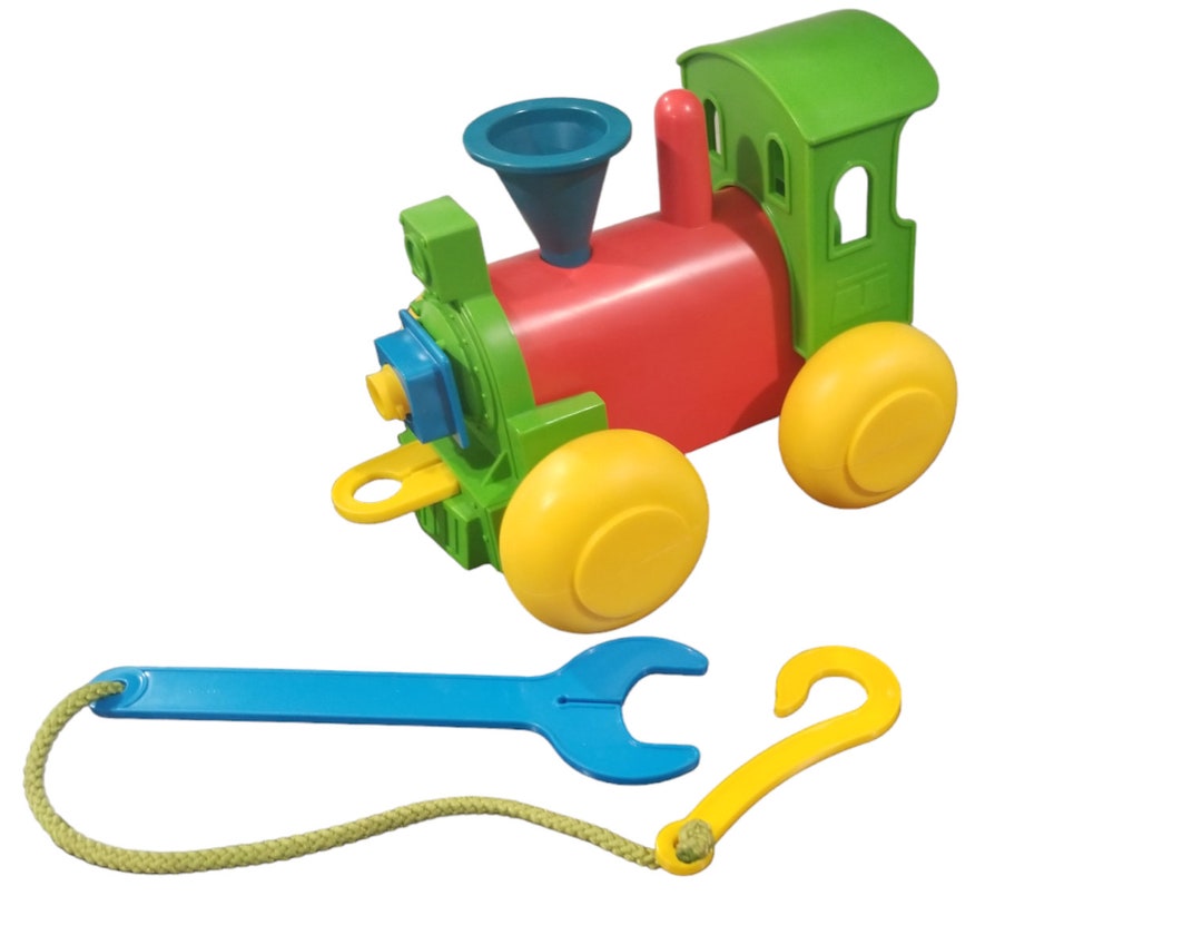 Vintage 1978 Tupperware Build N Play Train Toy - Etsy