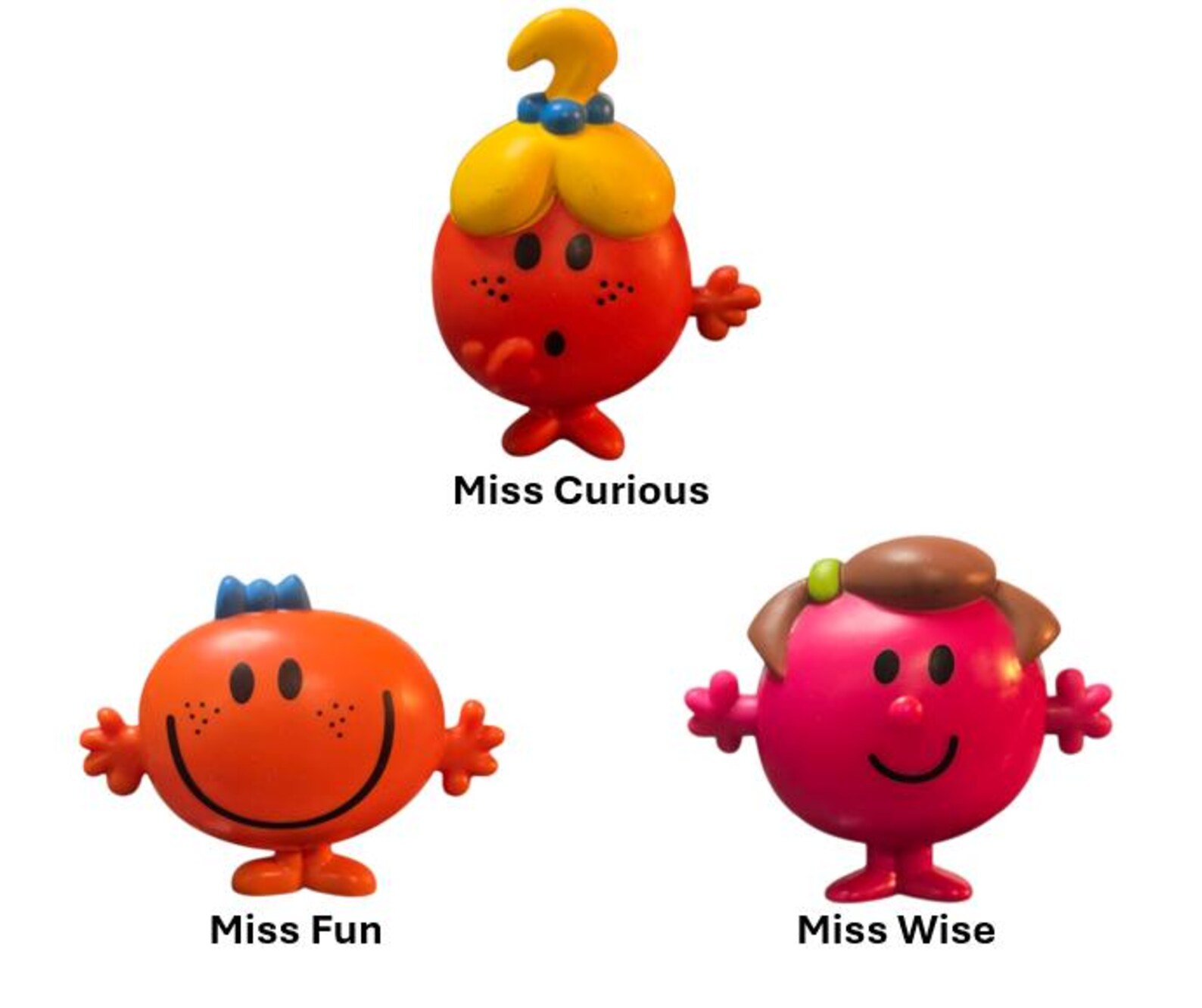 Mcdonald’s Mr. Men Little Miss Happy Meal Toys – Classic Cartoon ...