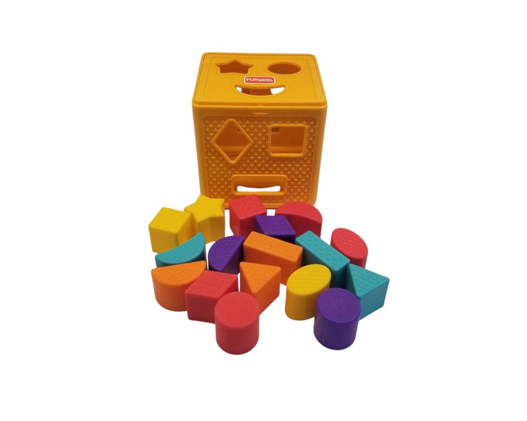 Vintage 1980’s Playskool Form Fitter Shape Sorter - Etsy