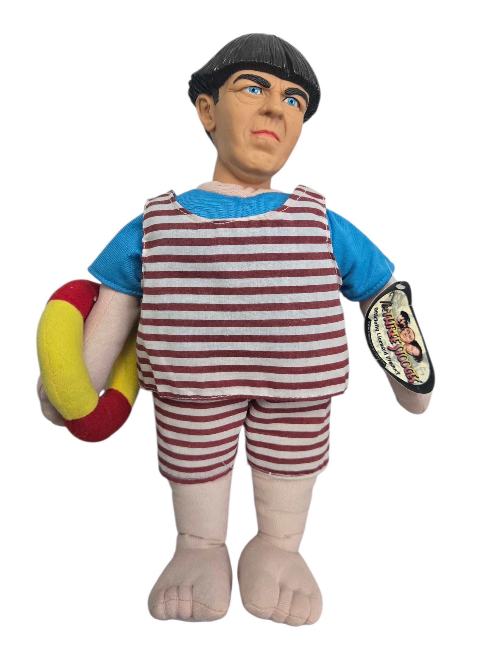 The Three Stooges – Moe Howard Plush Doll Figure in Swimsuit – 38cm ...