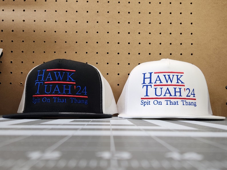 Hawk Tuah '24 Embroidered Hats - Etsy