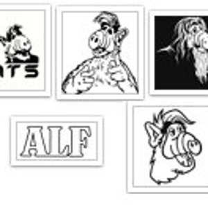 Alf SVG JPEG Cricut, Silhouette Cut File for Cutting Machines - Etsy