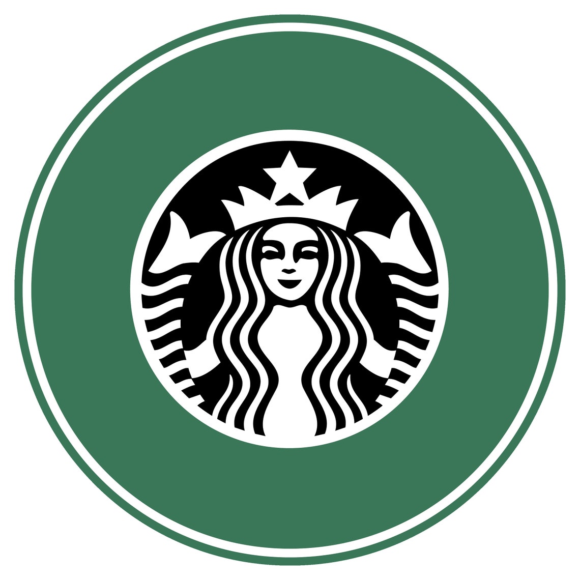 Starbucks Coffee SVG JPEG EPS Cricut, Silhouette Cut File for Cutting ...