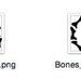 Bones Monogram Font SVG Studio 3 Silhouette Cut File for Cutting ...