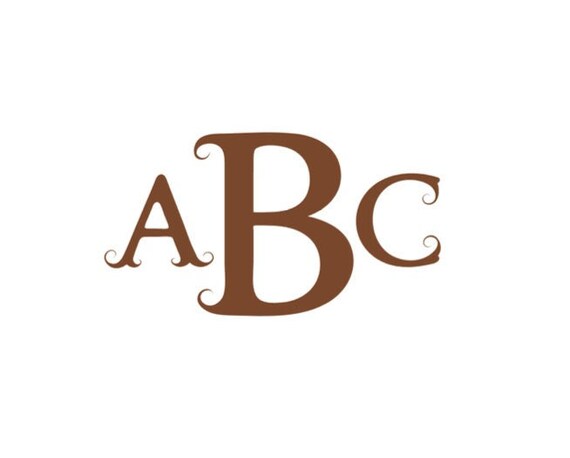 Mustache Letter Fonts