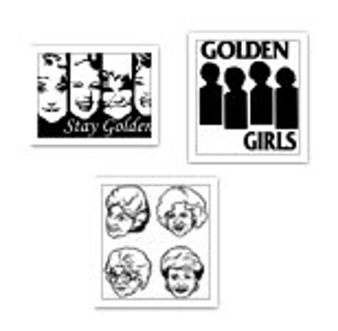 Golden Girls DXF SVG JPEG Cricut, Silhouette Cut File for Cutting ...