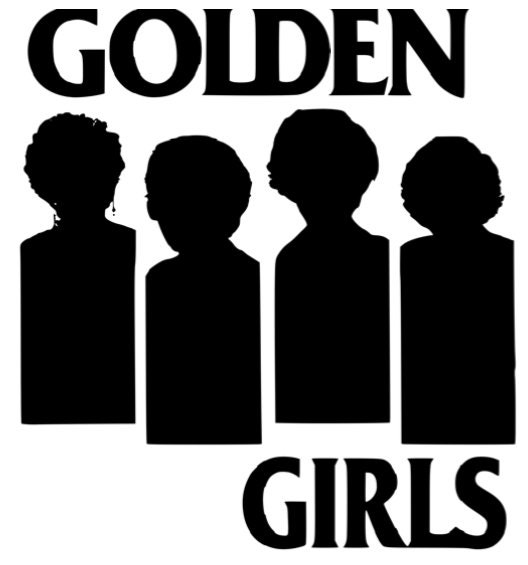Golden Girls DXF SVG JPEG Cricut, Silhouette Cut File for Cutting ...