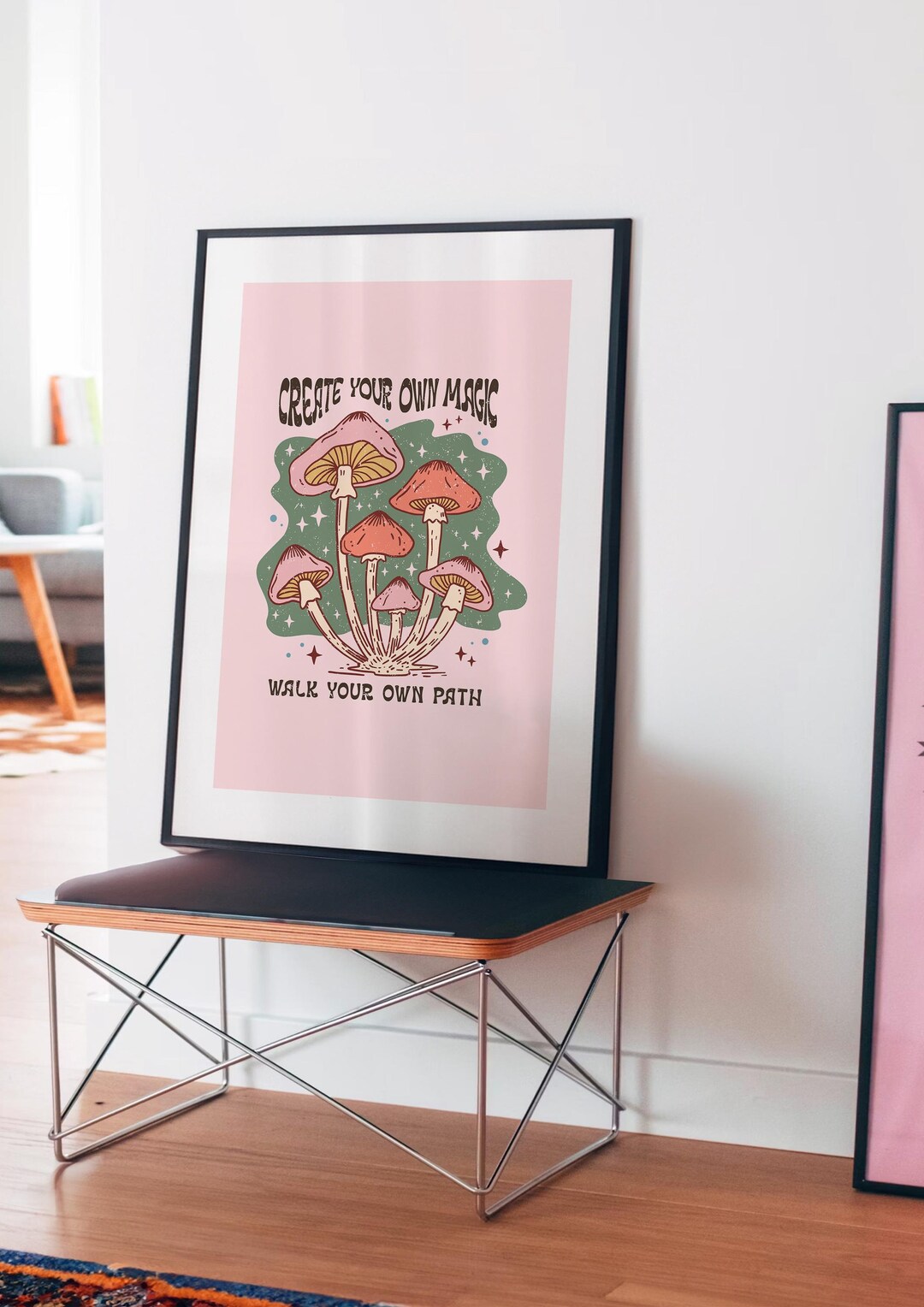 Create Your Own Magic Mushroom Print, Trendy Wall Art Kitchen ...