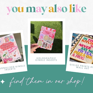 Kindle Insert for Clear Case, Kindle Inserts Template, Kindle Case ...