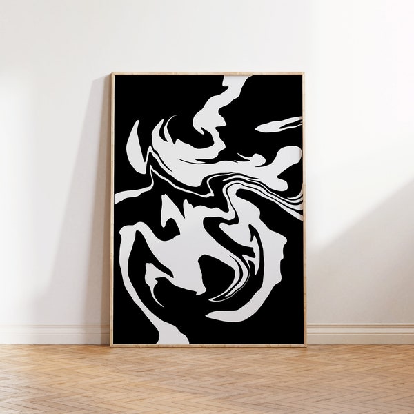 Monochrome Print - Etsy UK