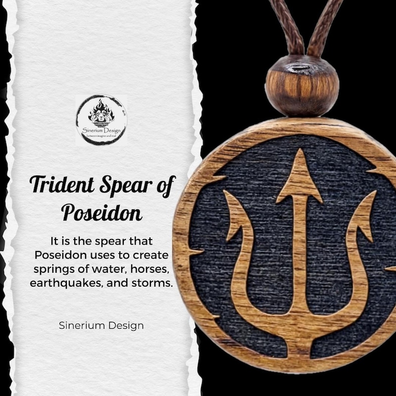 Poseidon Trident - Etsy