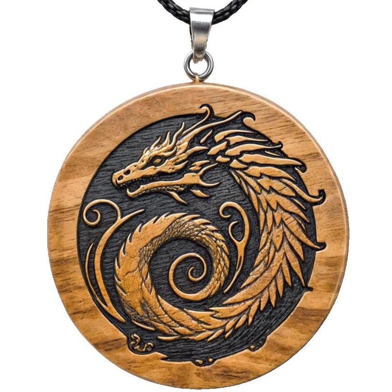Personalisierte drachenkette holz - Etsy.de
