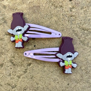 Trolls Snap Hair Clips - Etsy