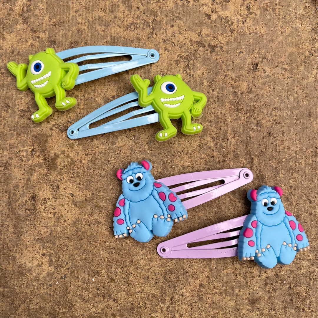 Monsters Inc. Snap Hair Clips - Etsy