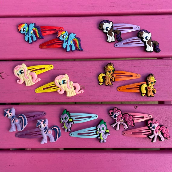 My Little Pony Snap Hair Clips - Etsy