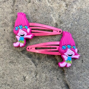 Trolls Snap Hair Clips - Etsy