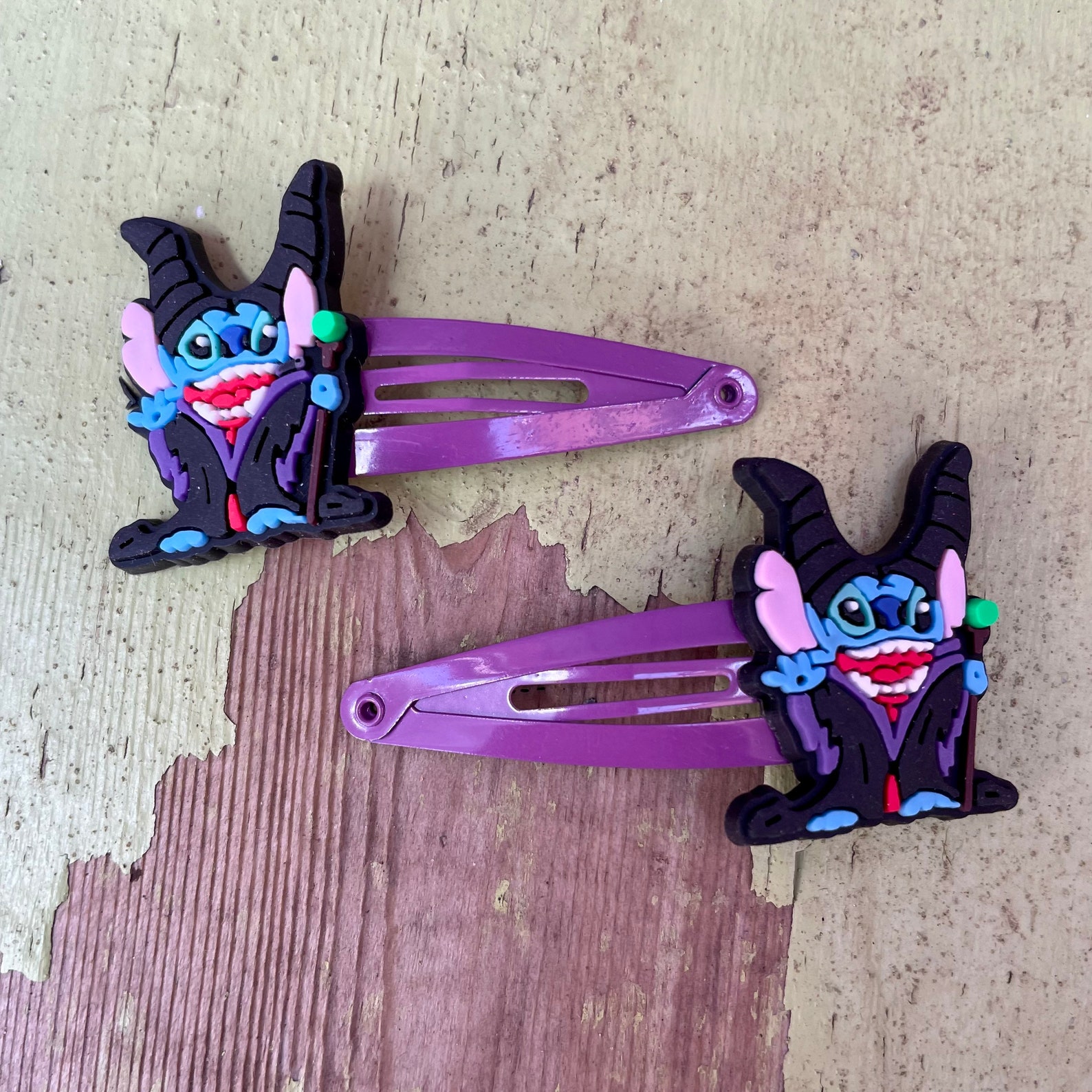 Stitch Variants Snap Hair Clips - Etsy