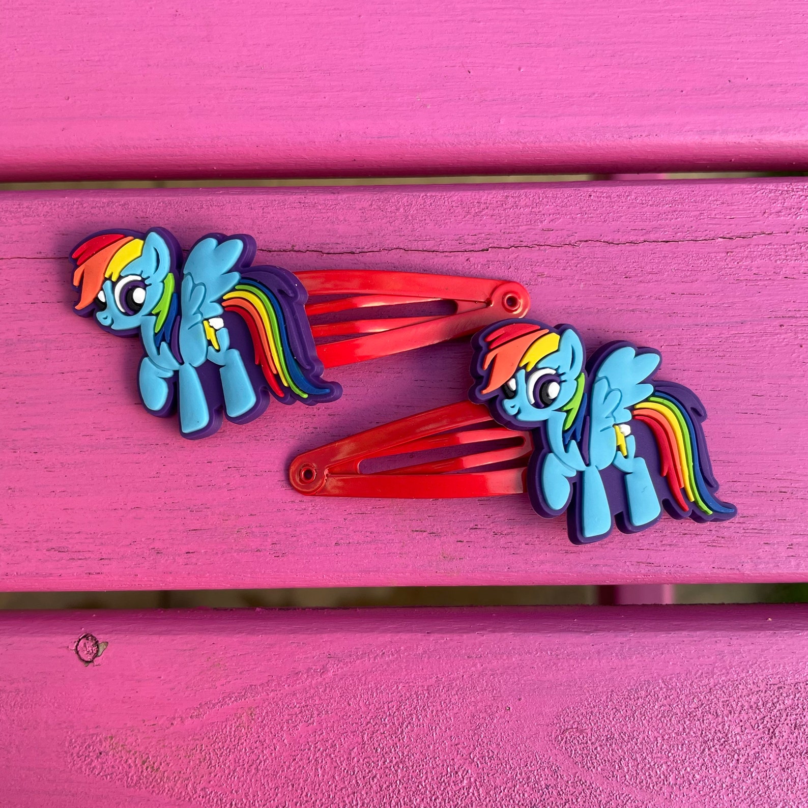 My Little Pony Snap Hair Clips - Etsy