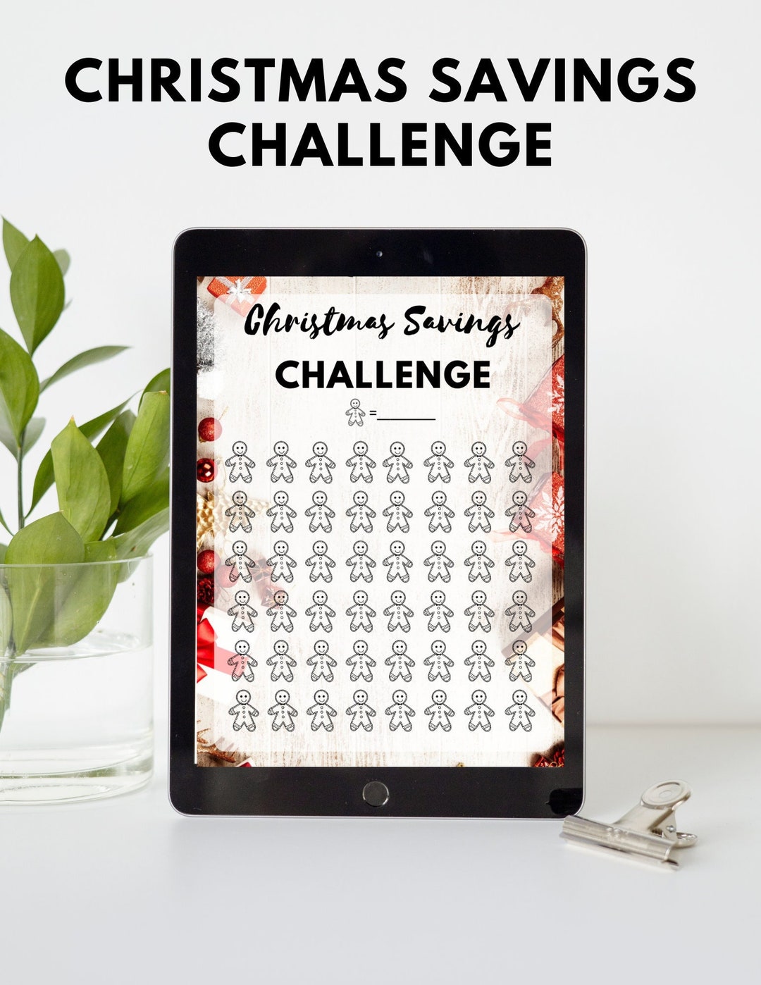 Digital Christmas Savings Challenge/ Tracker/ Template/tracker - Etsy