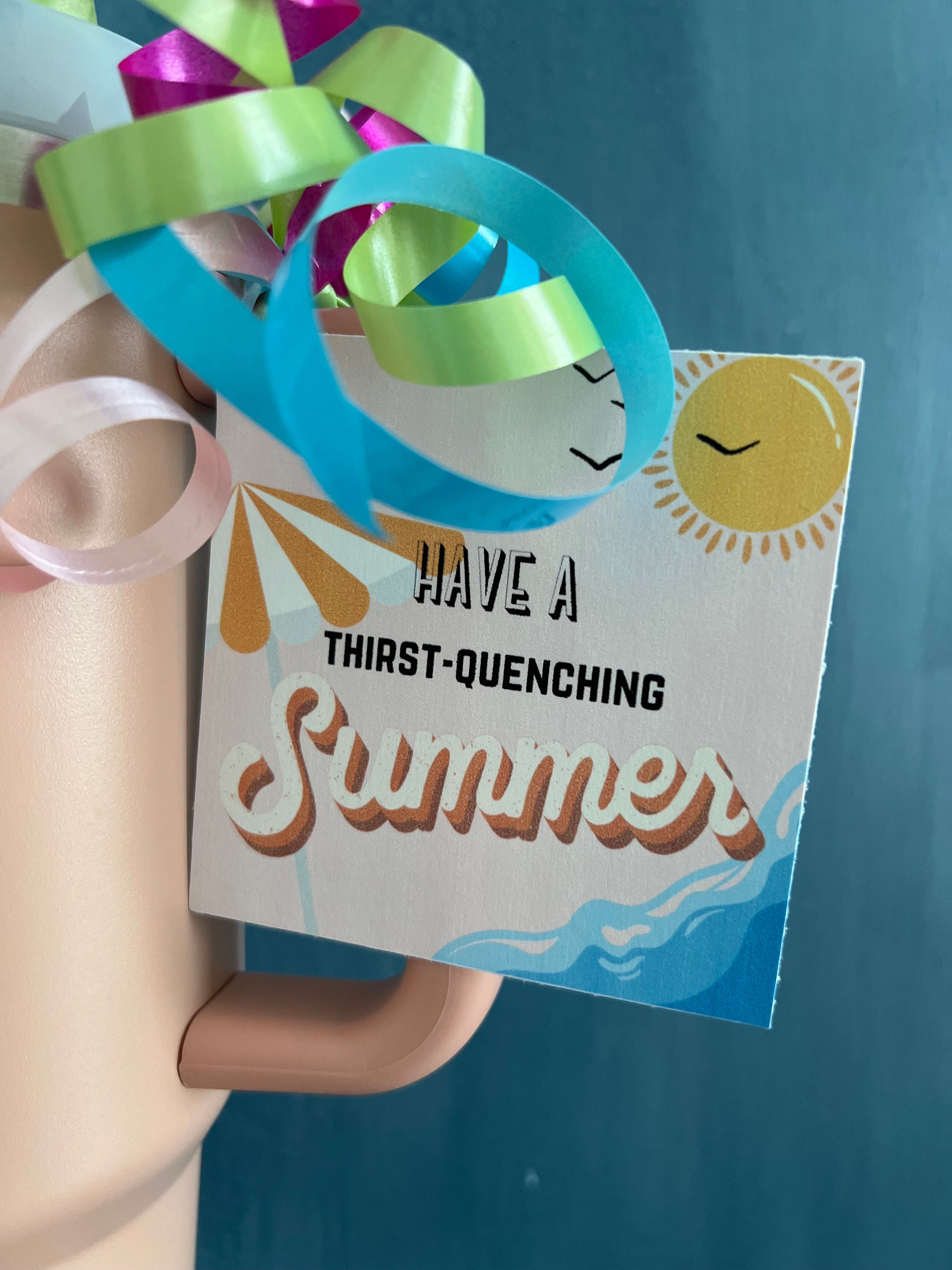 Teacher Stanley Cup Gift Tag/teacher Gift Idea/40oz Tumbler Gift Tag ...