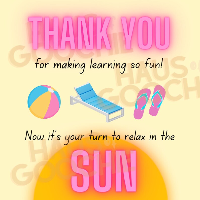 End of School Teacher Gift/ Summer Teacher Gift Tag/best Teacher Gift ...