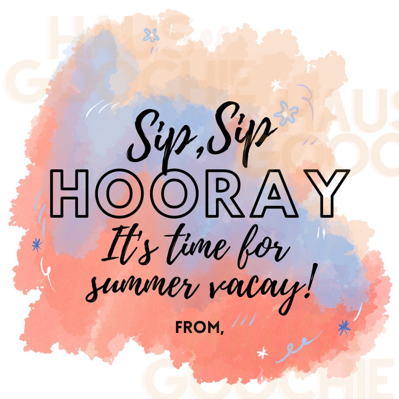 Teacher Stanley Cup Gift Tag/teacher Gift Idea/40oz Tumbler Gift Tag ...