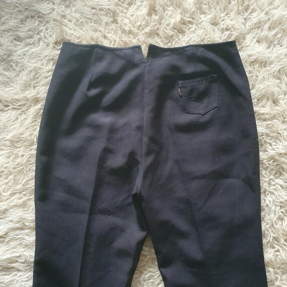Vintage 60s Miss Levis Big E Wool Flares: Ankle Graze… - Gem