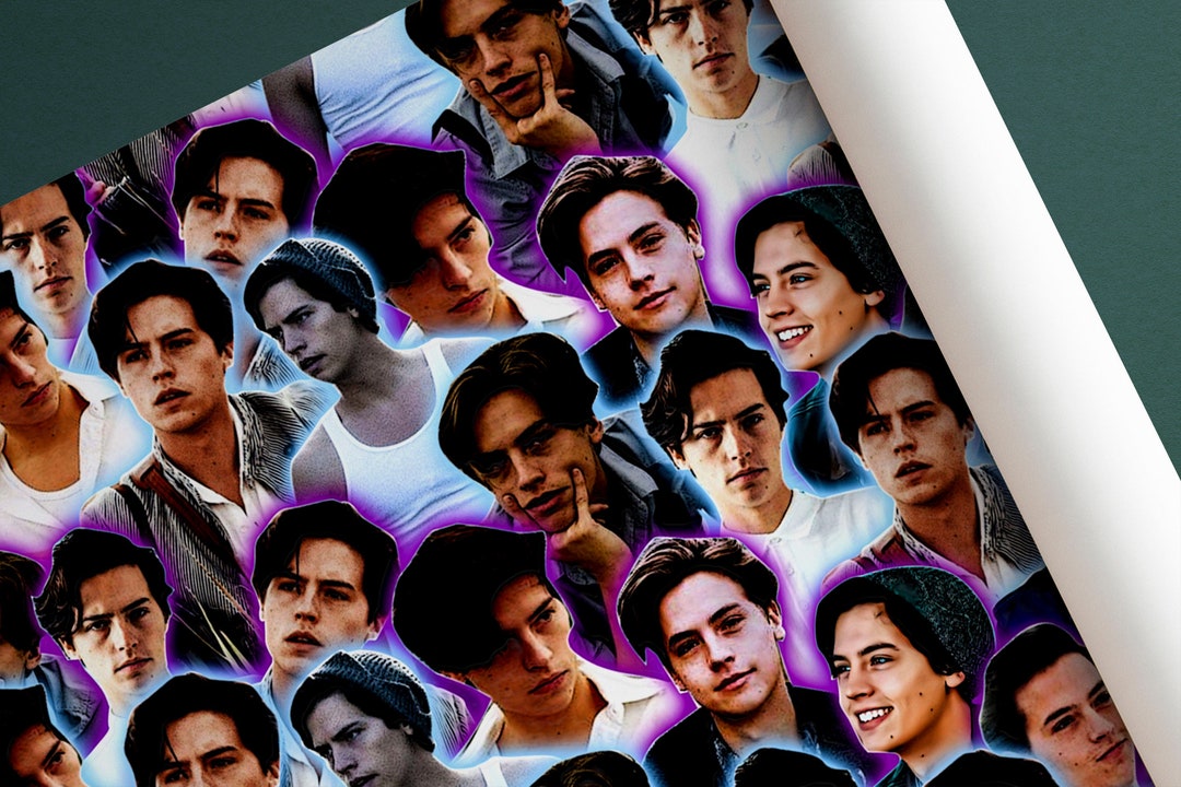 Cole Sprouse Wrapping Paper Custom Wrapping Paper Cole Sprouse Santa ...