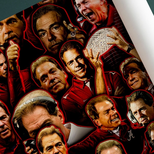 Nick Saban - Etsy