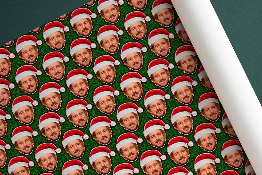Owen Wilson Wrapping Paper Christmas Wrapping Paper Owen Wilson Gift ...