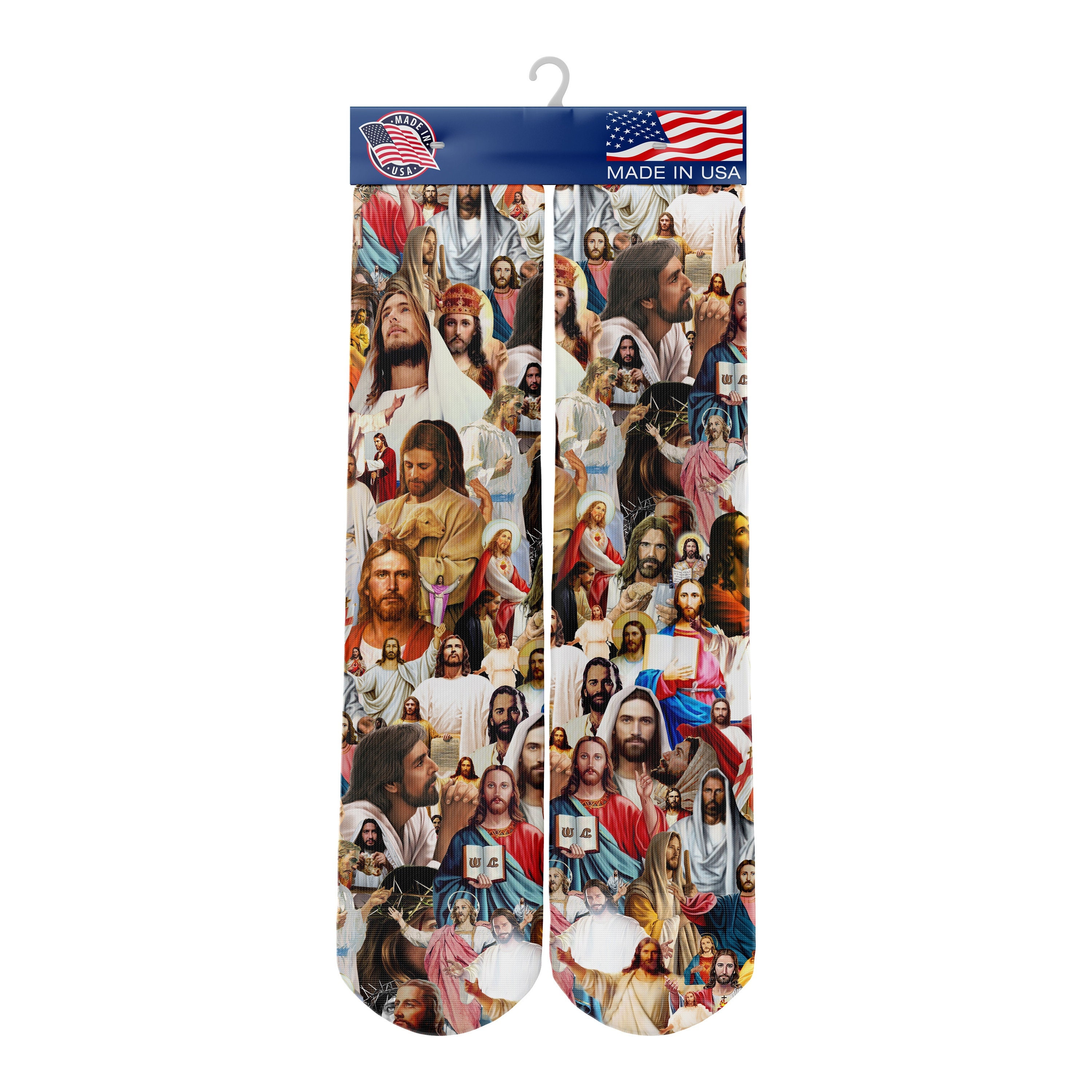 Jesus Socks Jesus Christ Socks - Etsy