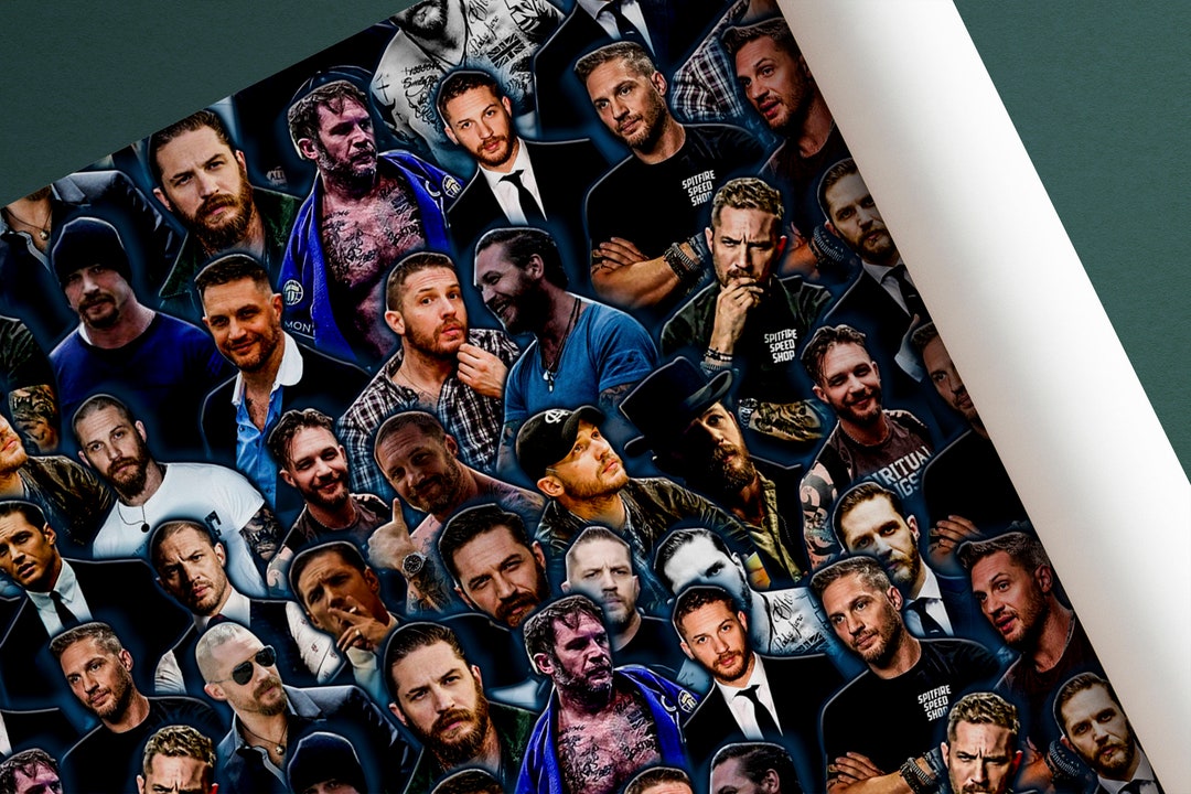 Tom Hardy Wrapping Paper Custom Wrapping Paper Tom Hardy Gift Wrap - Etsy