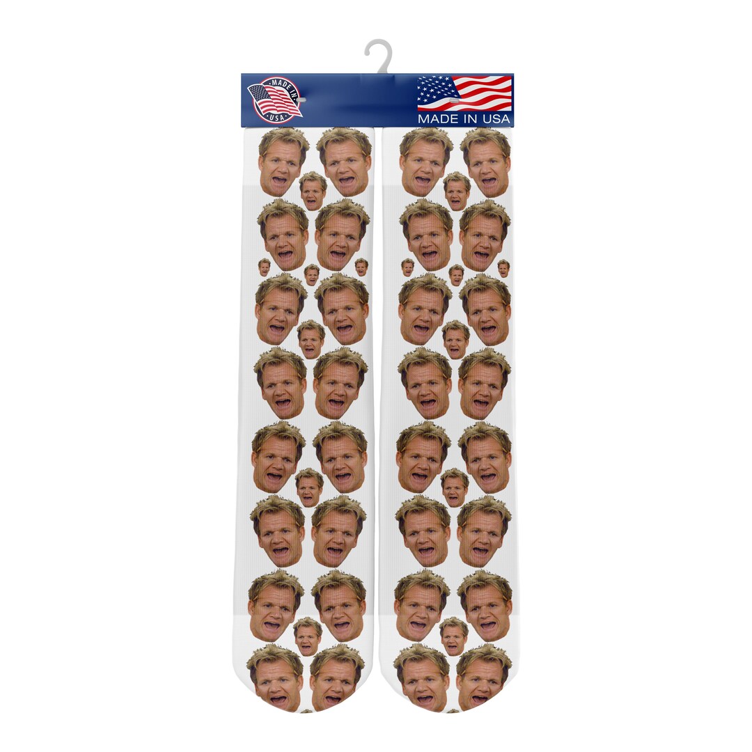Gordon Ramsay White Socks - Etsy