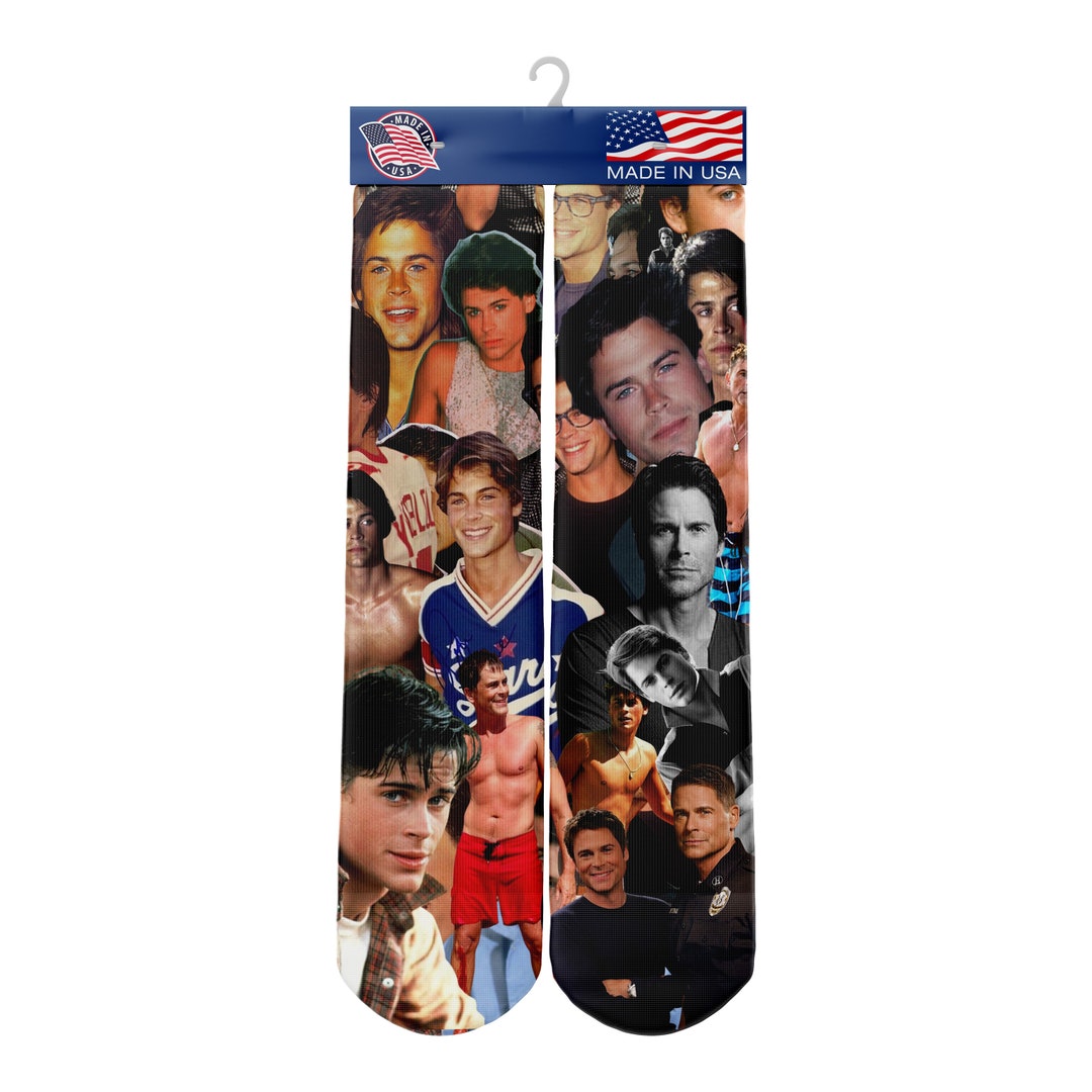 Rob Lowe Socks - Etsy