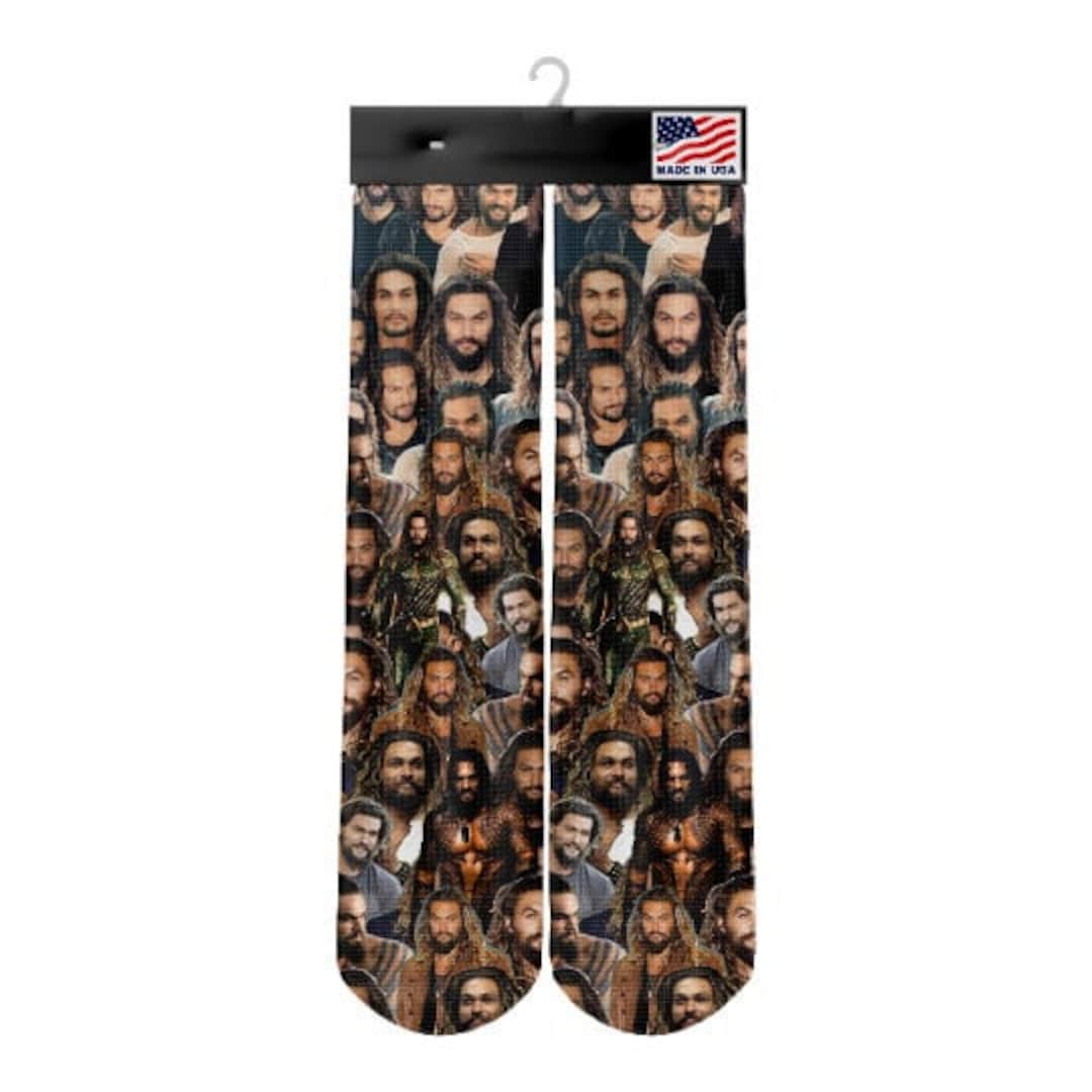 Jason Momoa Socks Custom Socks Jason Momoa Fan Socks - Etsy