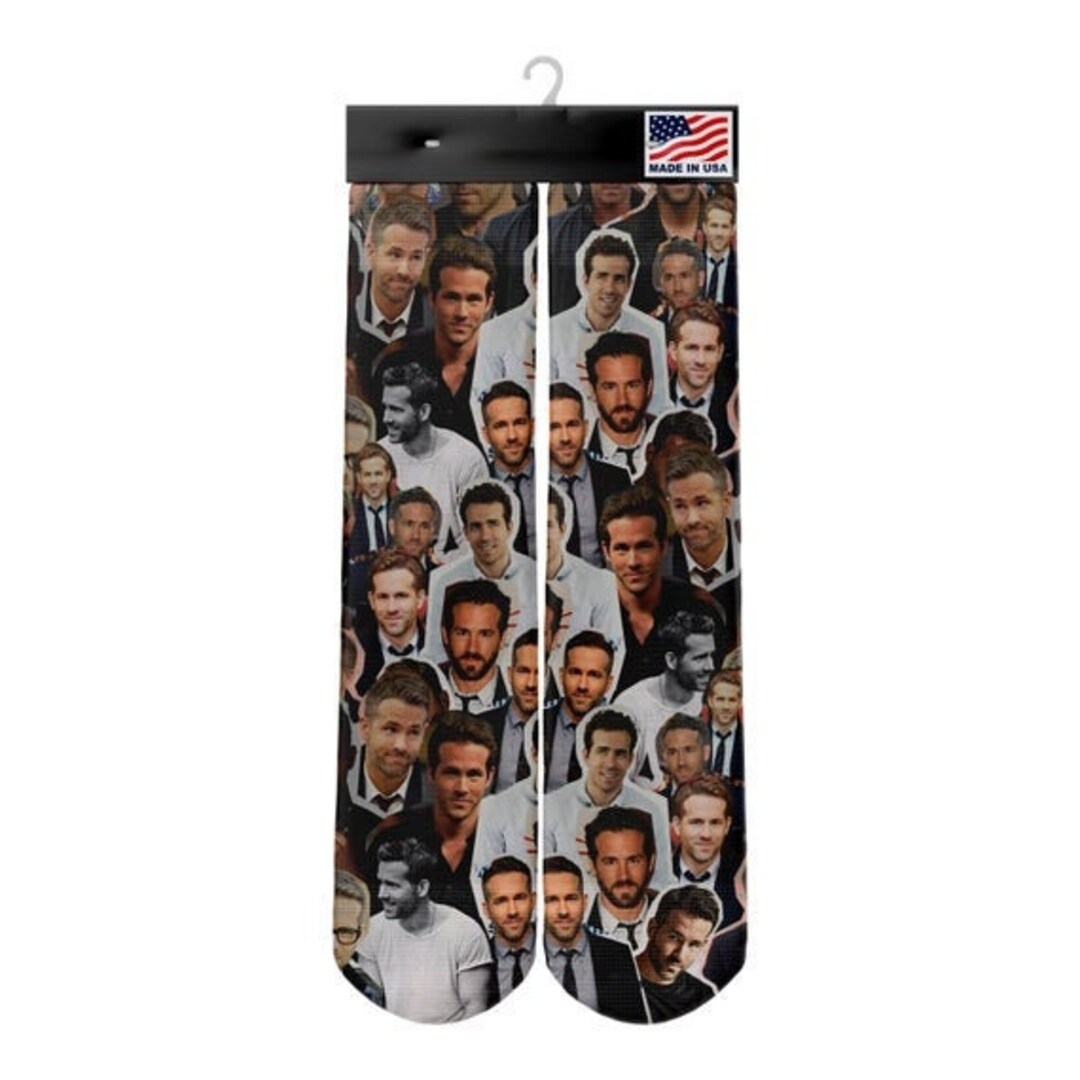 Ryan Reynolds Socks - Etsy