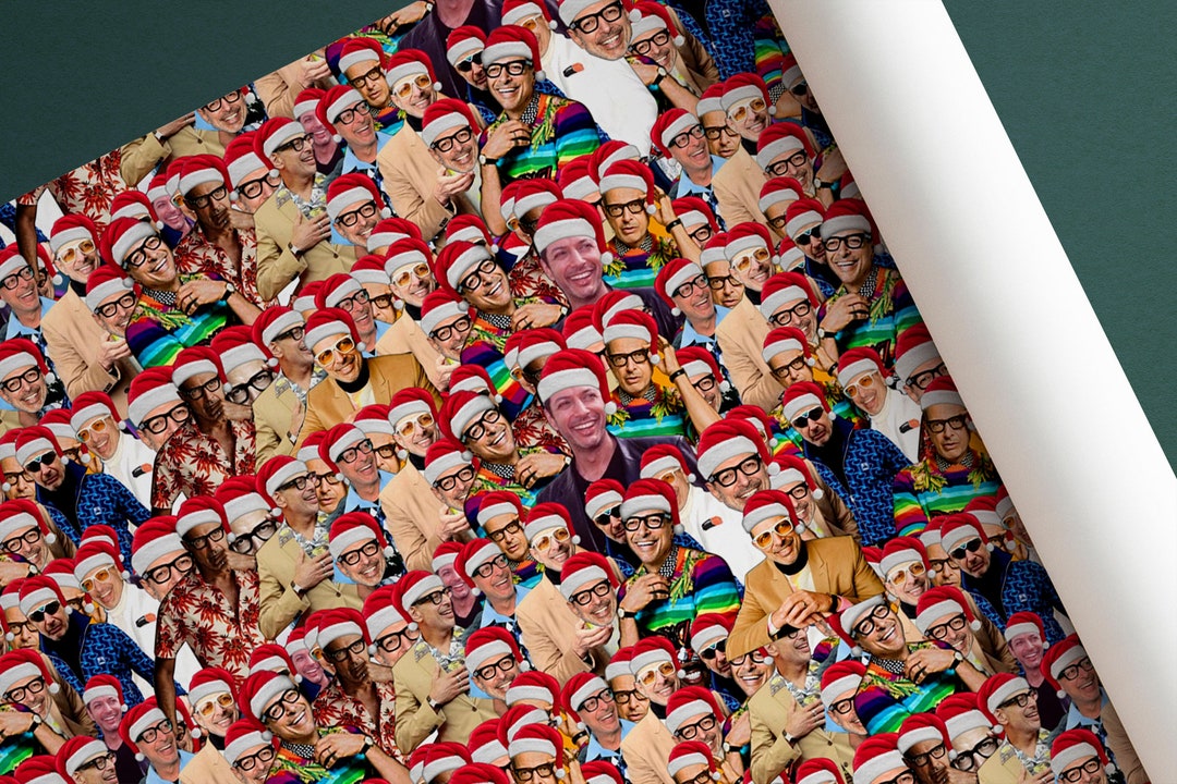 Jeff Goldblum Wrapping Paper Christmas Wrapping Paper Jeff Goldblum ...