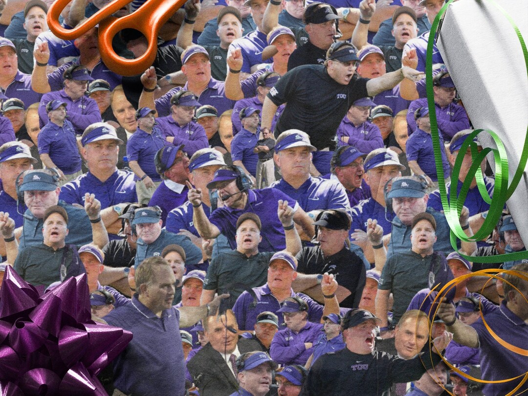 Gary Patterson Wrapping Paper Gary Patterson Gift Wrap TCU Football - Etsy