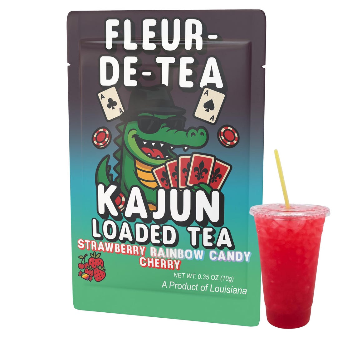 Kajun Loaded Tea – Strawberry, Rainbow Candy, Cherry – 5 Pack - Etsy