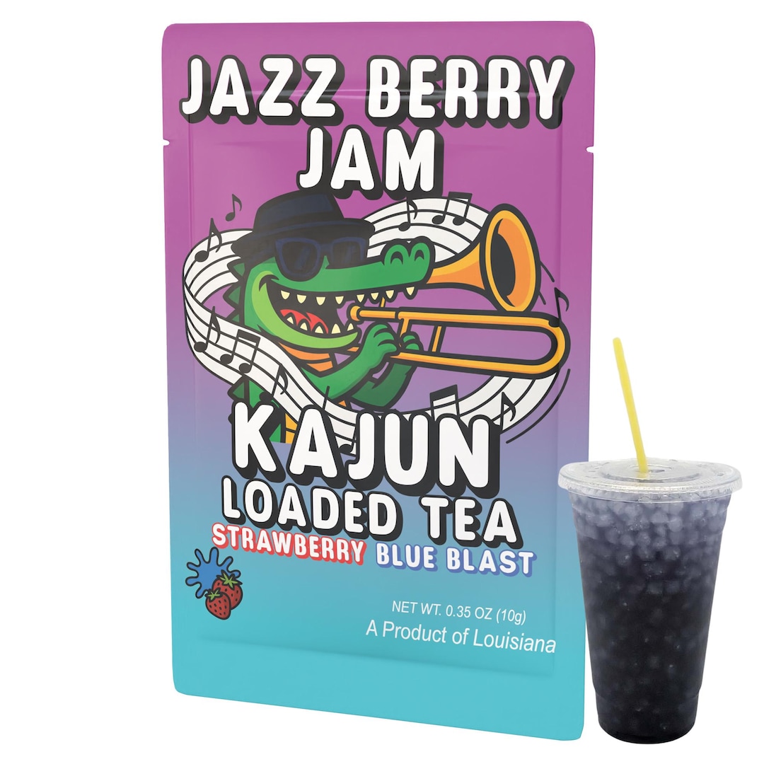 Jazz Berry Jam Loaded Tea - Strawberry Blue Blast, 5 Pack - Etsy