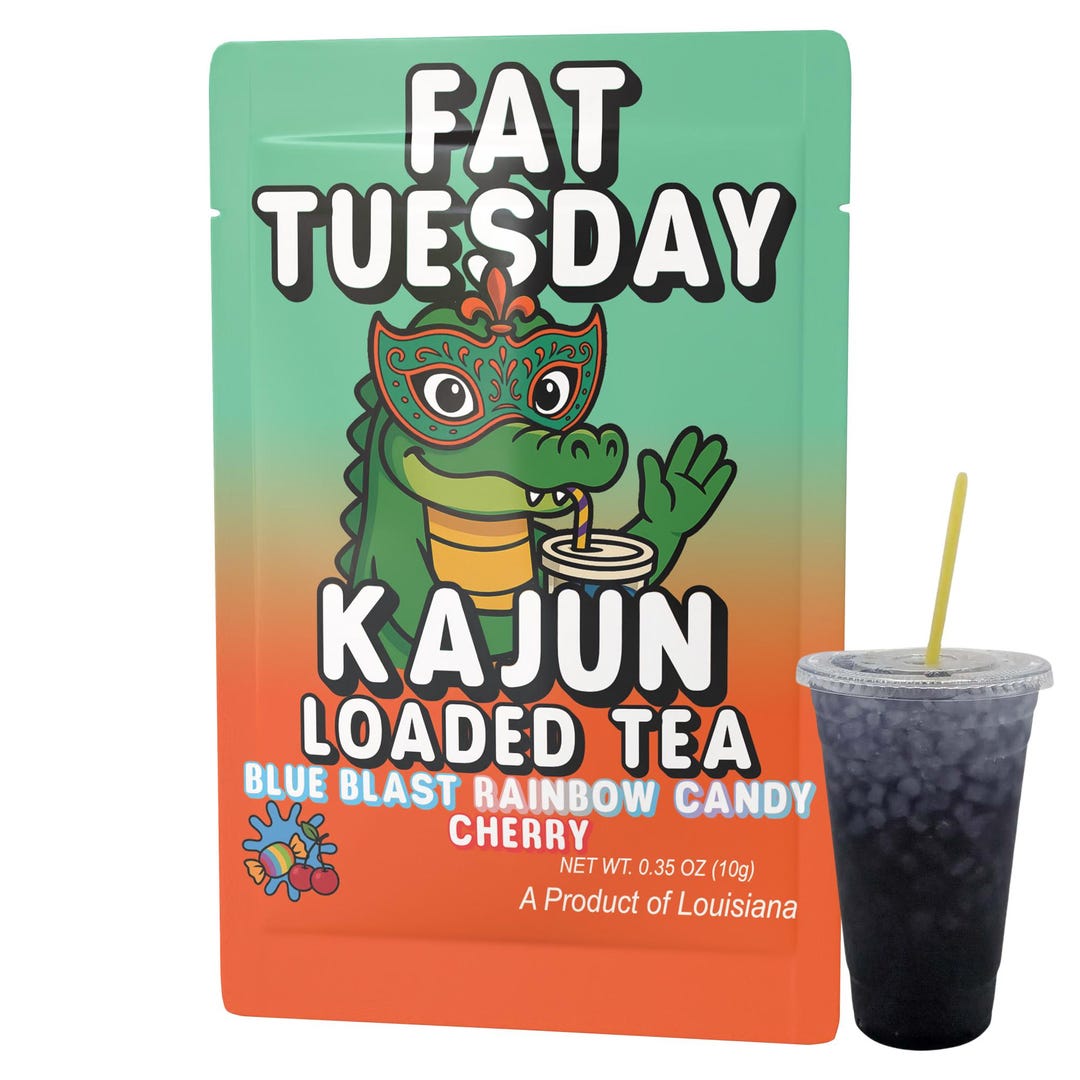 Kajun Loaded Tea 5-pack - Fat Tuesday, Mardi Gras Flavors - Etsy