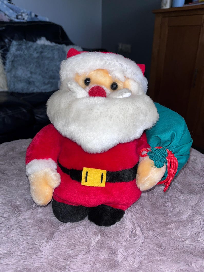 Vintage Wobbling Santa Plush, Animated Christmas Decor - Etsy